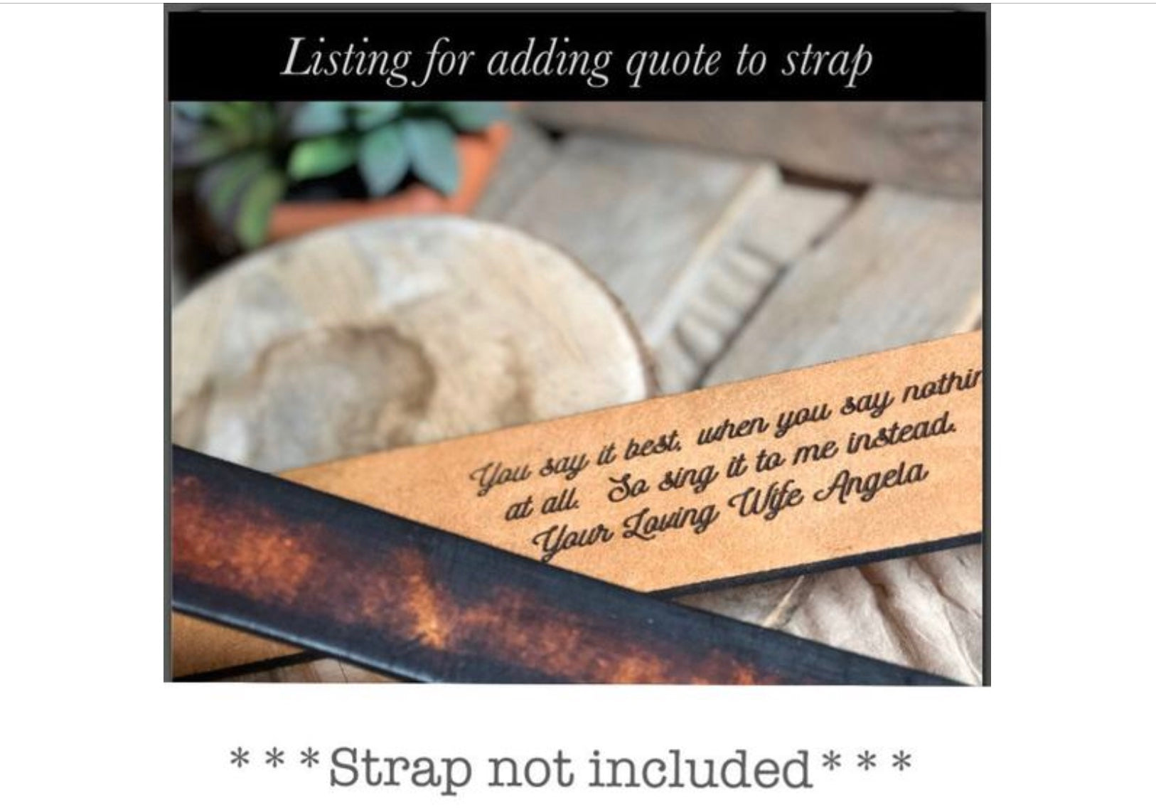 Engraved Message or Personalization Add-On: Special Gift Idea – M & W ...